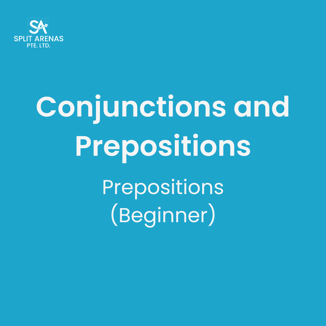Conjunctions and Prepositions Worksheet - Conjunctions (Intermediate ...