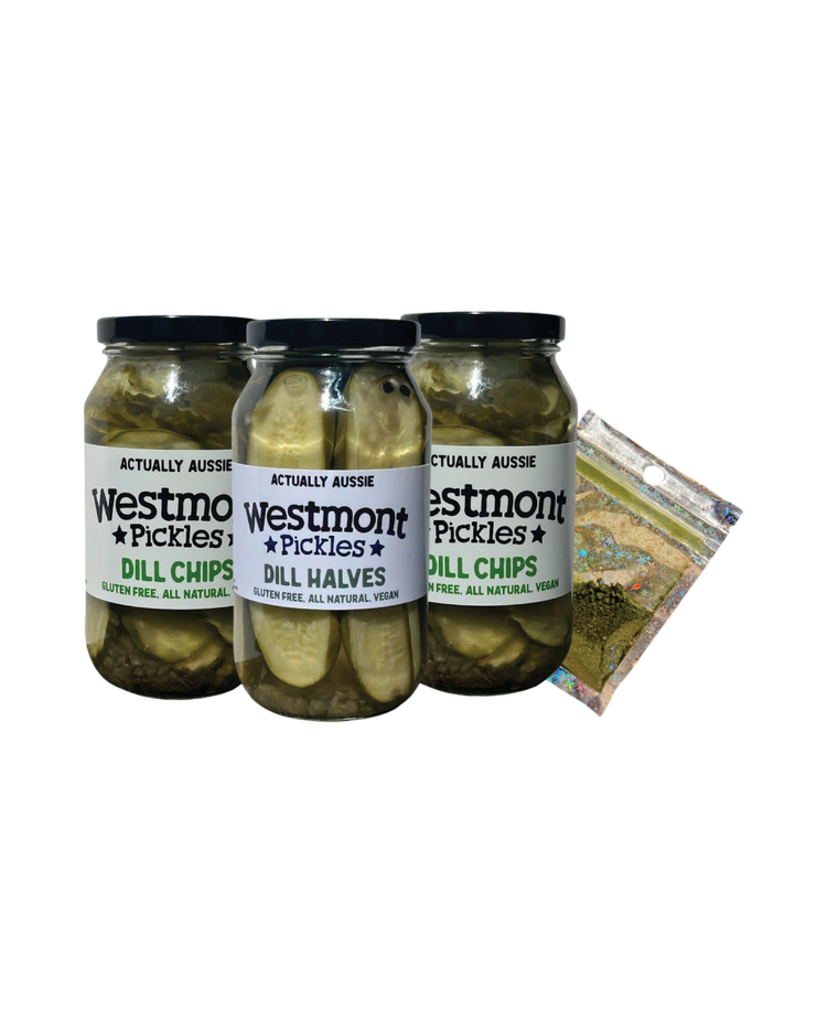 shop THE BIGGEST CRUNCH DOWN UNDER — WESTMONT PICKLES