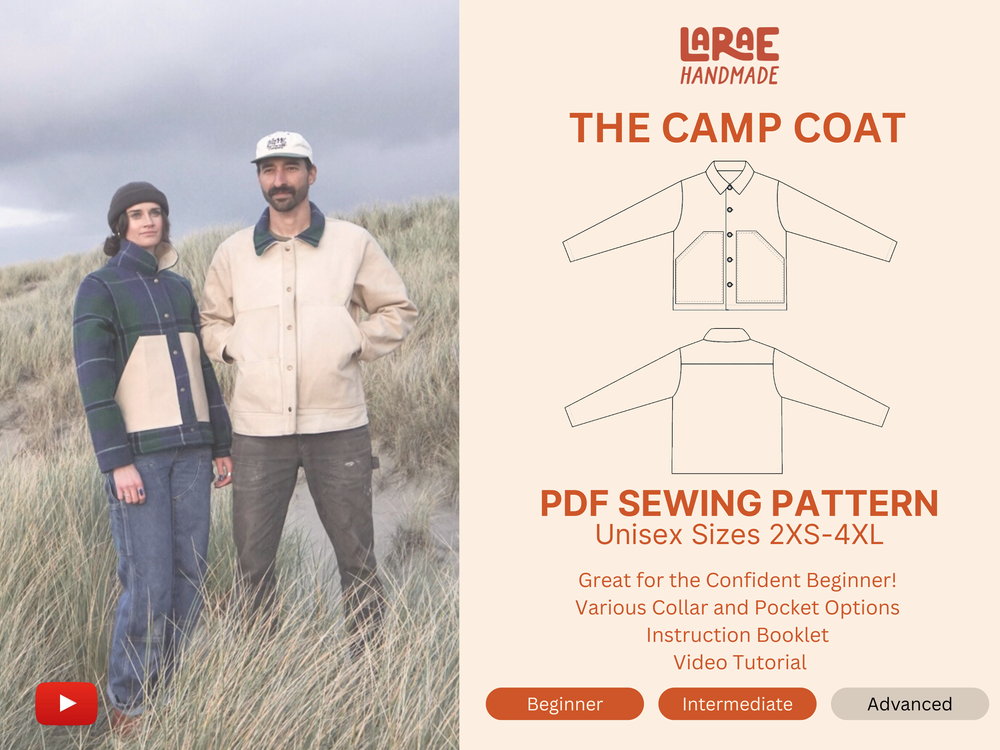 Tie Top PDF Sewing Pattern — LaRae HandmadeJacket Sewing Patterns