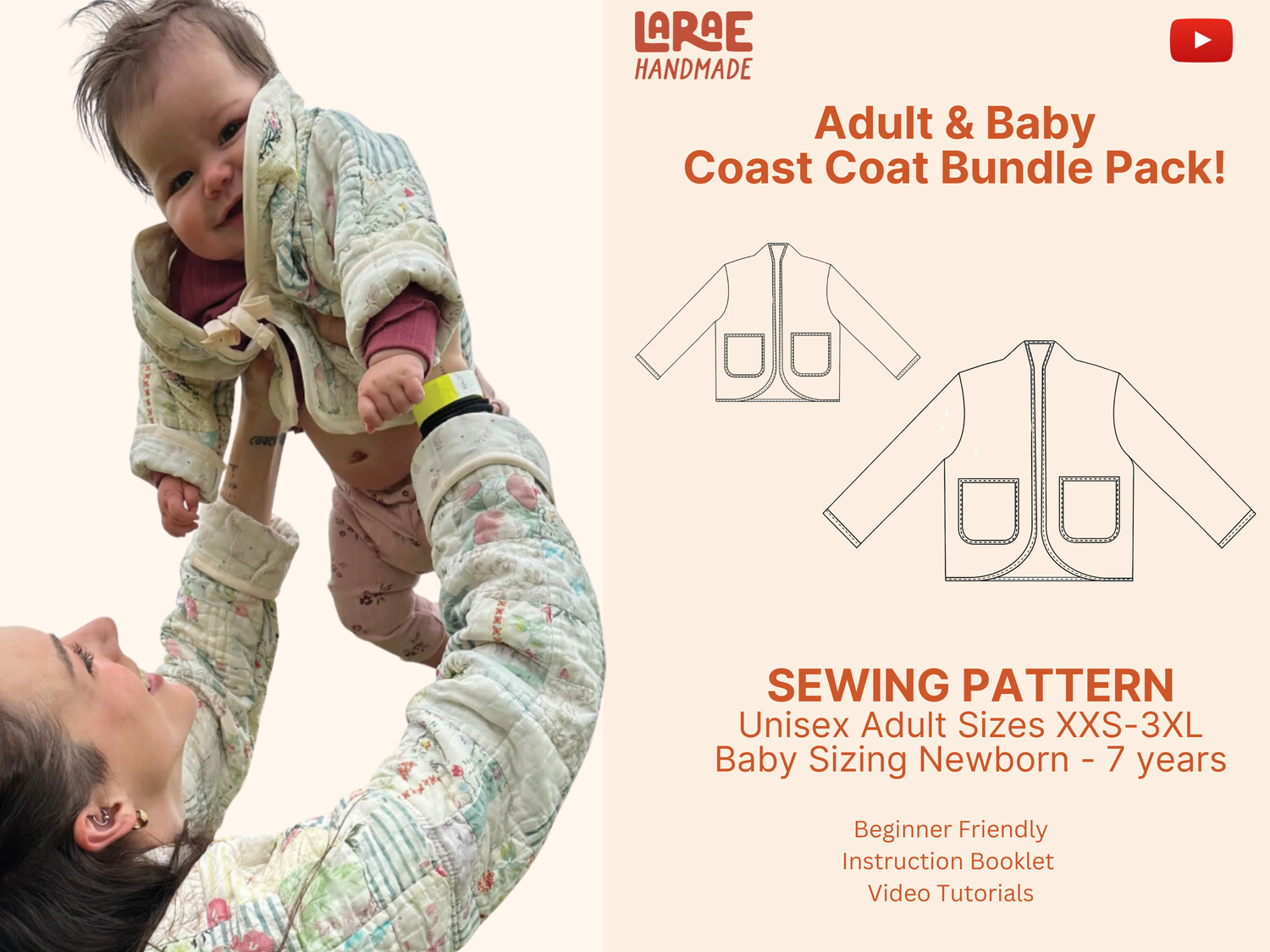 The Camp Coat - A unisex chore coat pdf sewing pattern — LaRae ...