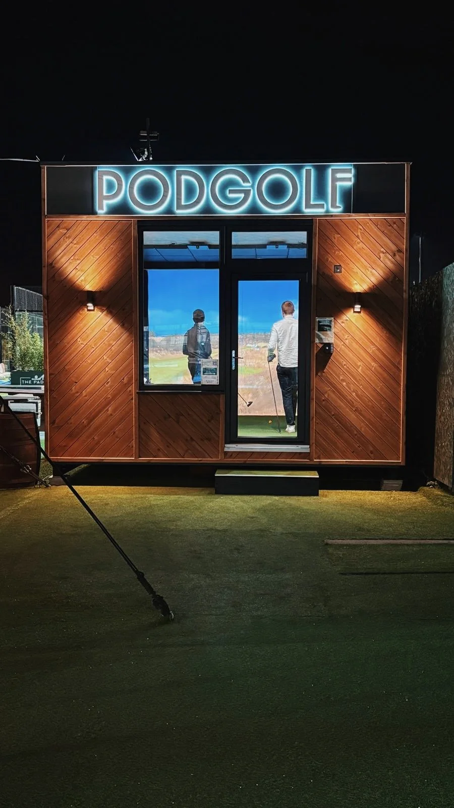 Indoor Golf Wandsworth | PodGolf at The Padel Yard — PodGolf - Indoor Golf
