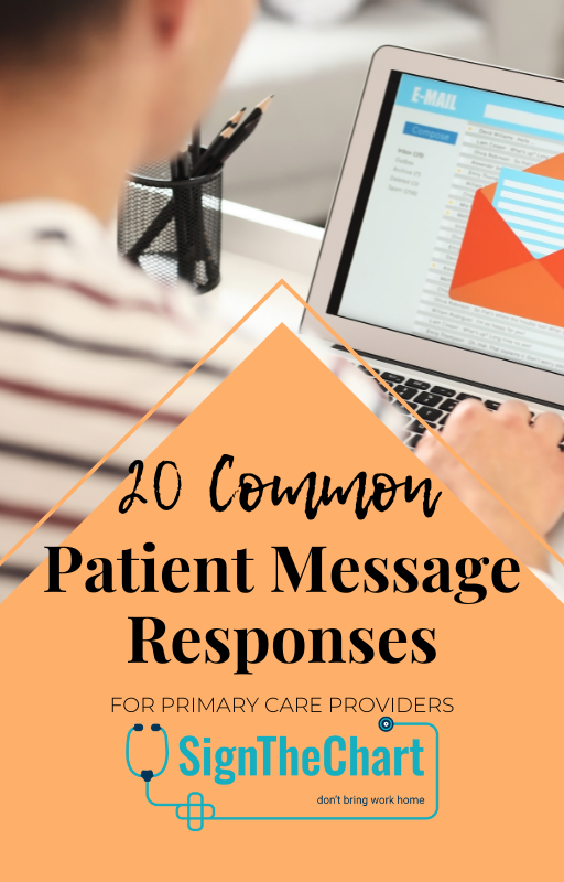 20 Common Patient Messages Message Master Kit — SignTheChart