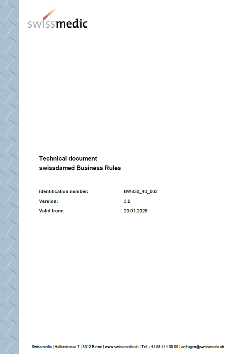 Swissmedic Updates swissdamed Business Rules (v3.0) — Smart MDR
