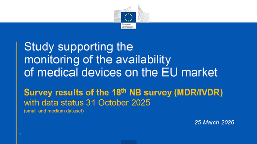 European Commission publishes 18th Notified Body survey results on MDR ...