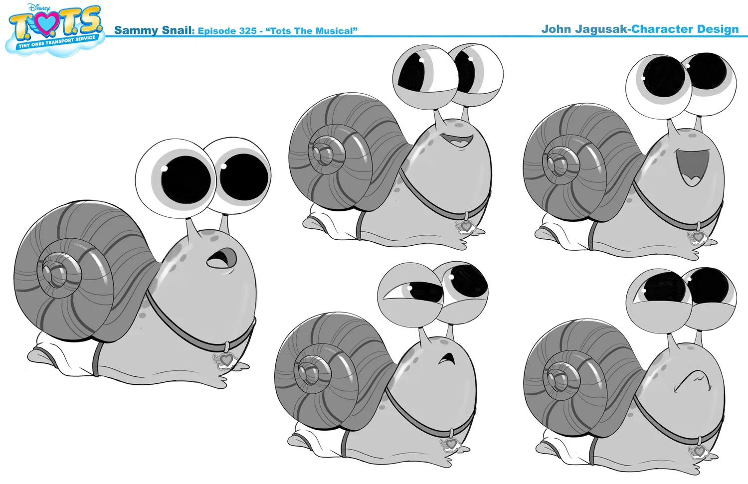 DISNEY'S TOTS — John Jagusak Character Design