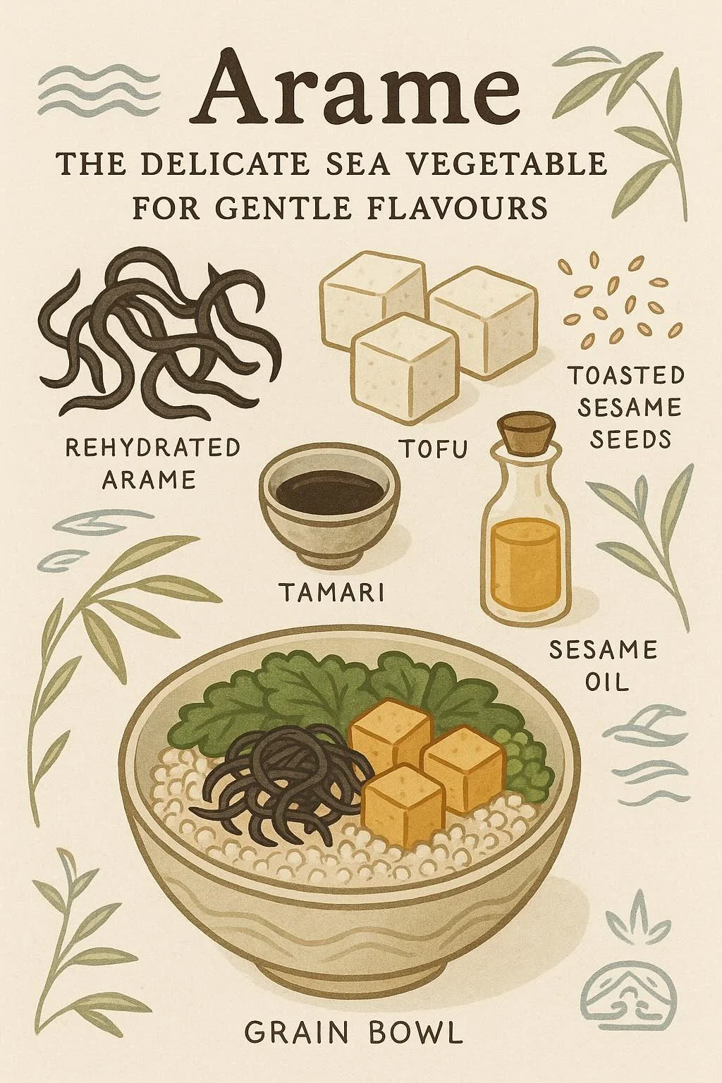 Arame: The Delicate Sea Vegetable for Gentle Flavours
