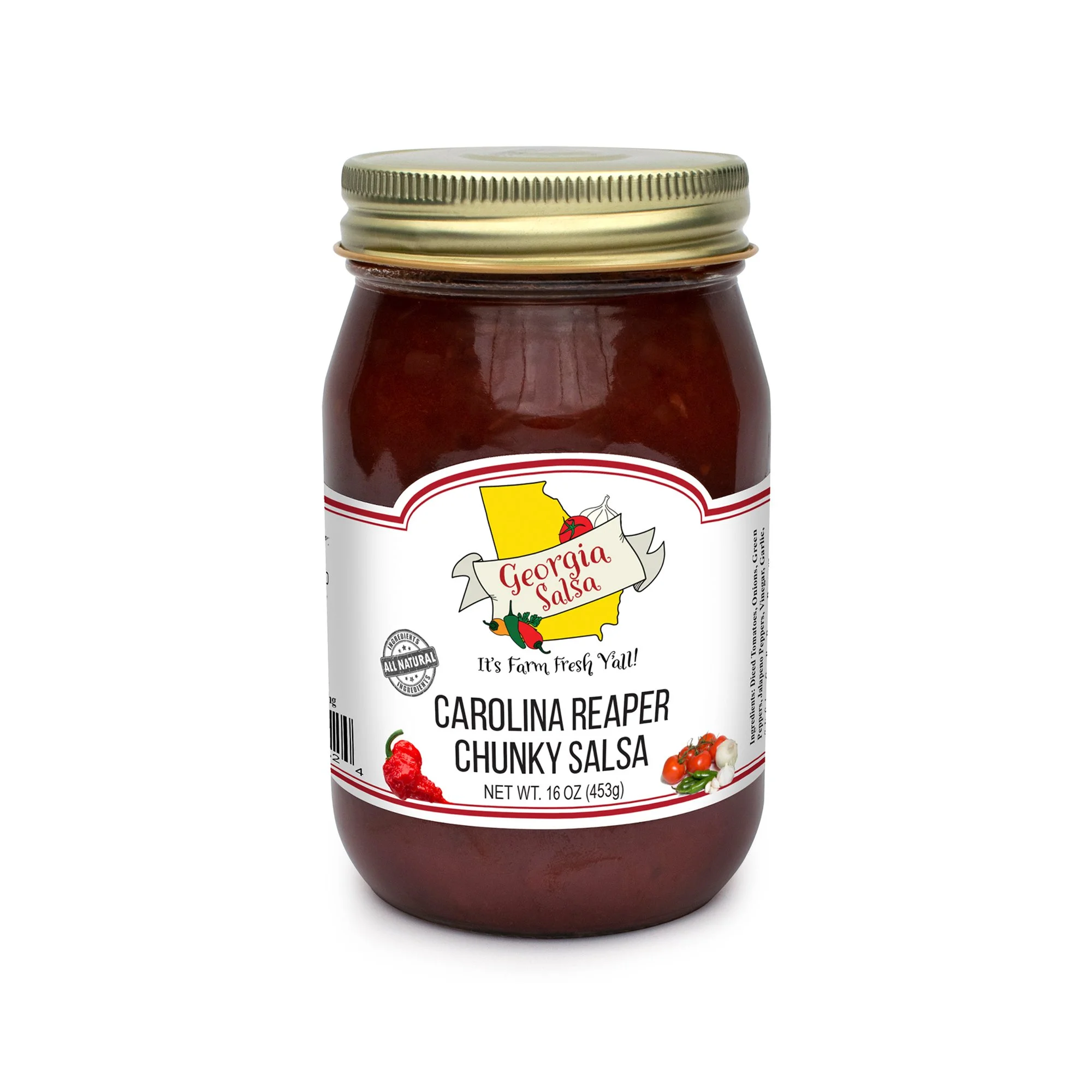 Carolina Reaper Chunky Salsa by Georgia Salsa — Georgia Salsa