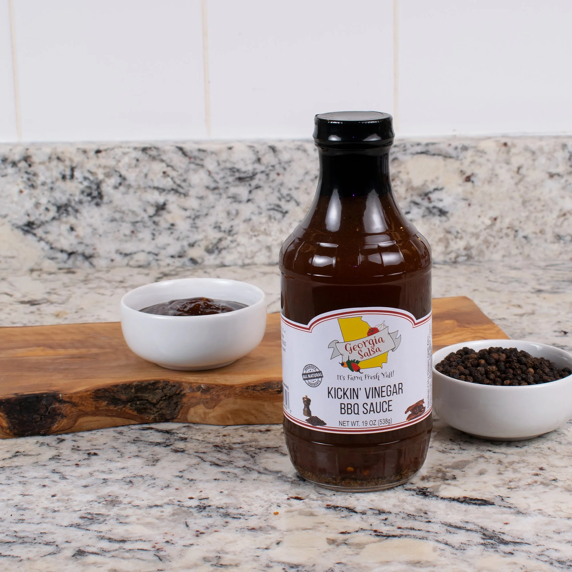 Kickin' Vinegar BBQ Sauce — Georgia Salsa