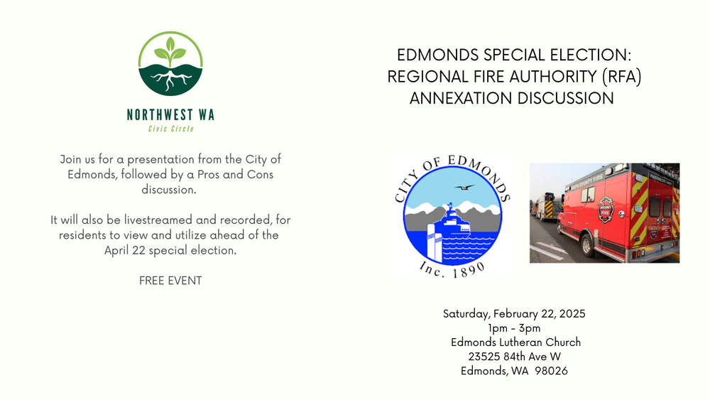 Edmonds Special Election Discussion: South County Fire Annexation ...