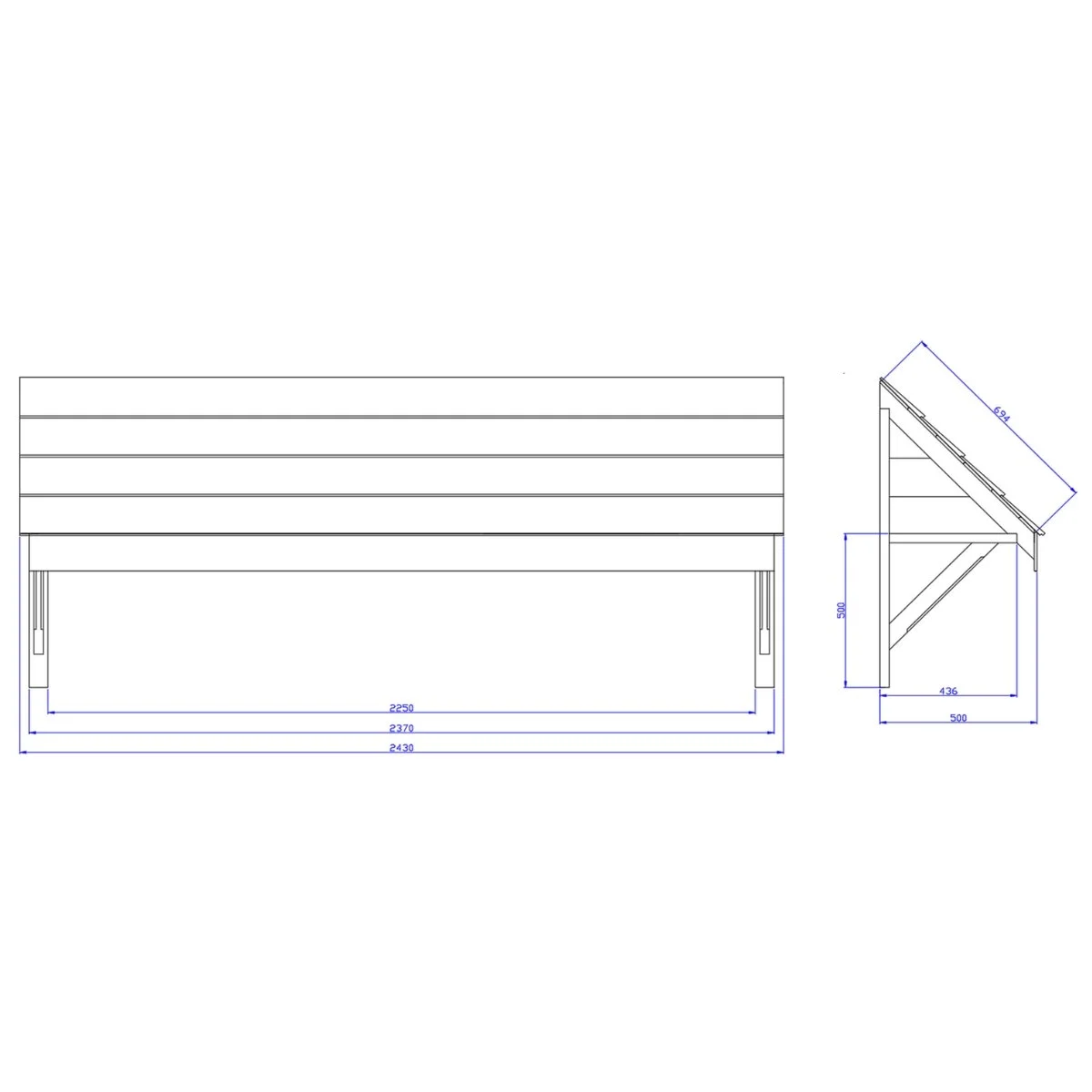 Mono Door Canopy — Apex Canopies | The UK Door Canopy Company