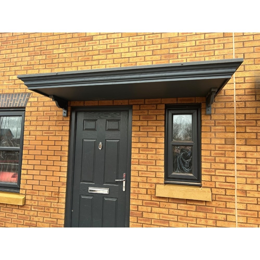 Decorative Flat Door Canopy — Apex Canopies | The UK Door Canopy Company