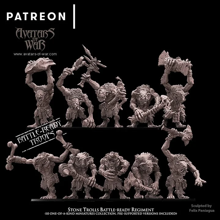 Where to Buy Avatars of War Miniatures – STL & Plastic for Classic ...