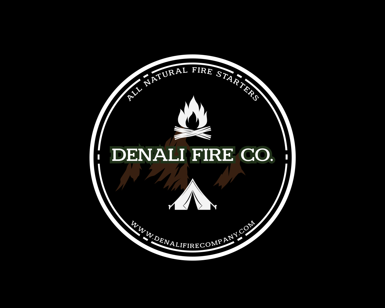 Mountain Logo by Denali Fire Co. — DENALI FIRE CO - Handcrafted Fire ...