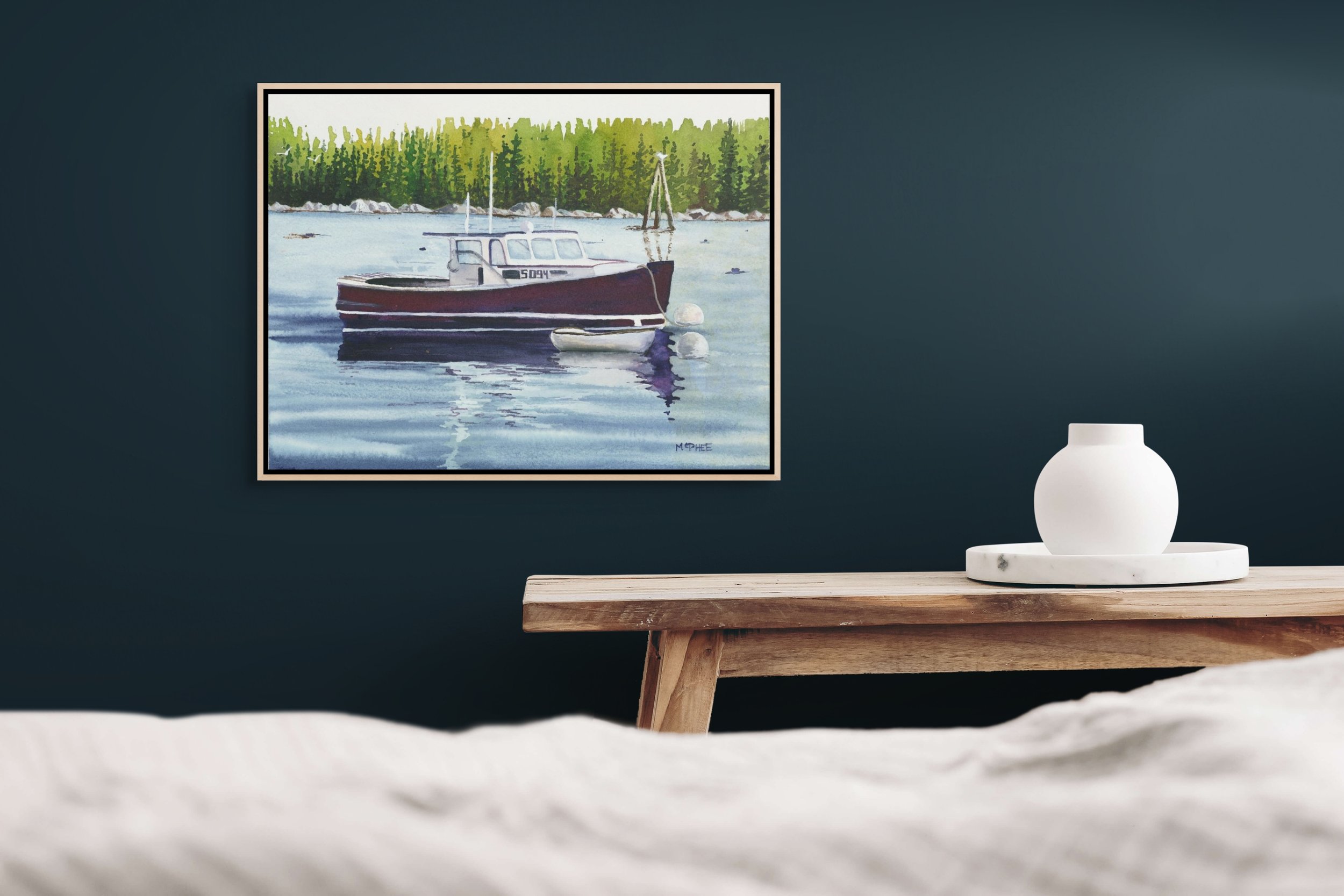 "The Lucky Lady" — Limited Edition Print | Boothbay Harbor Watercolor ...