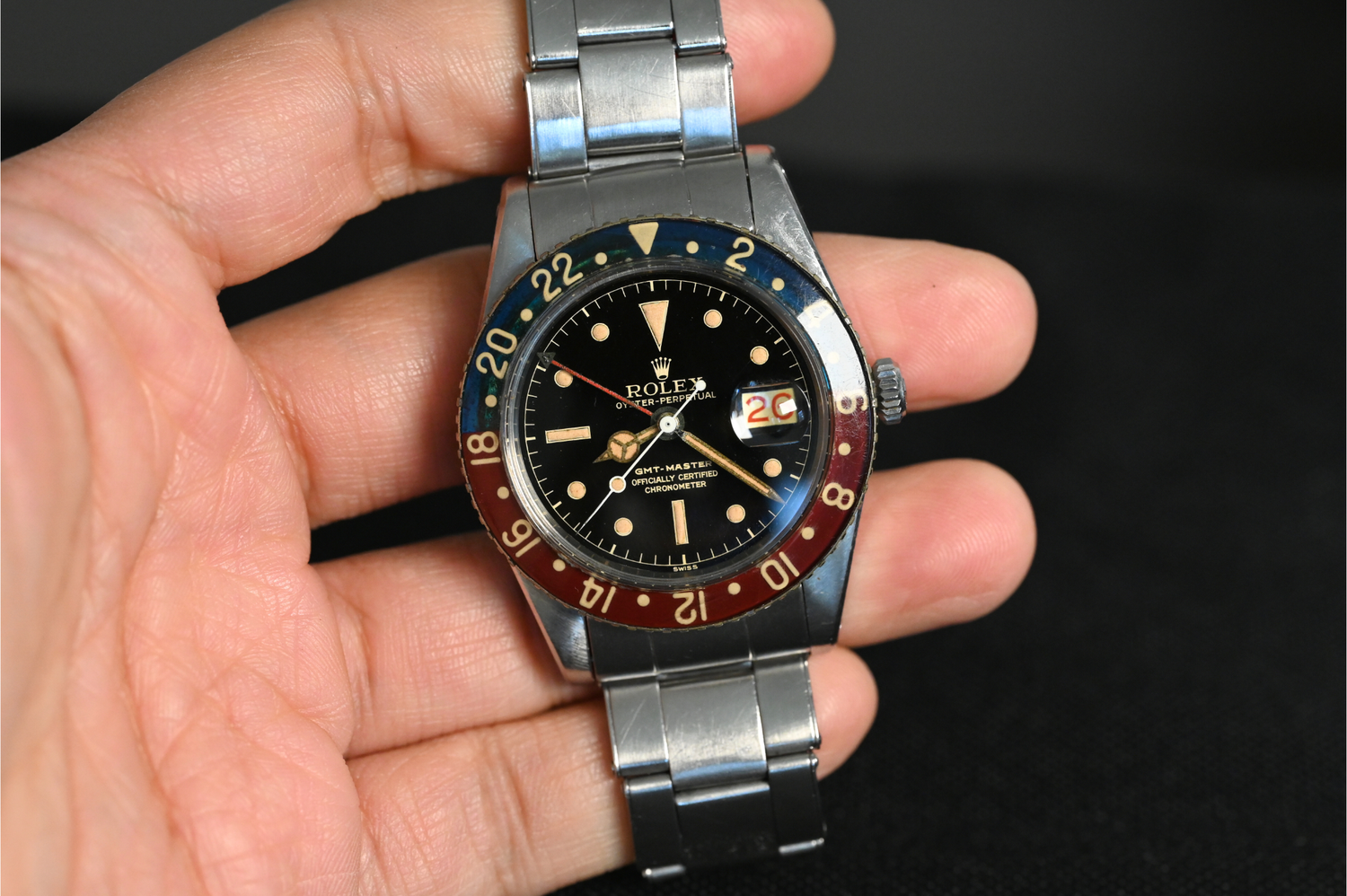 Rolex 6542 GMT-Master Bakelite (SOLD) — DIAL BACK | Exceptional Watches