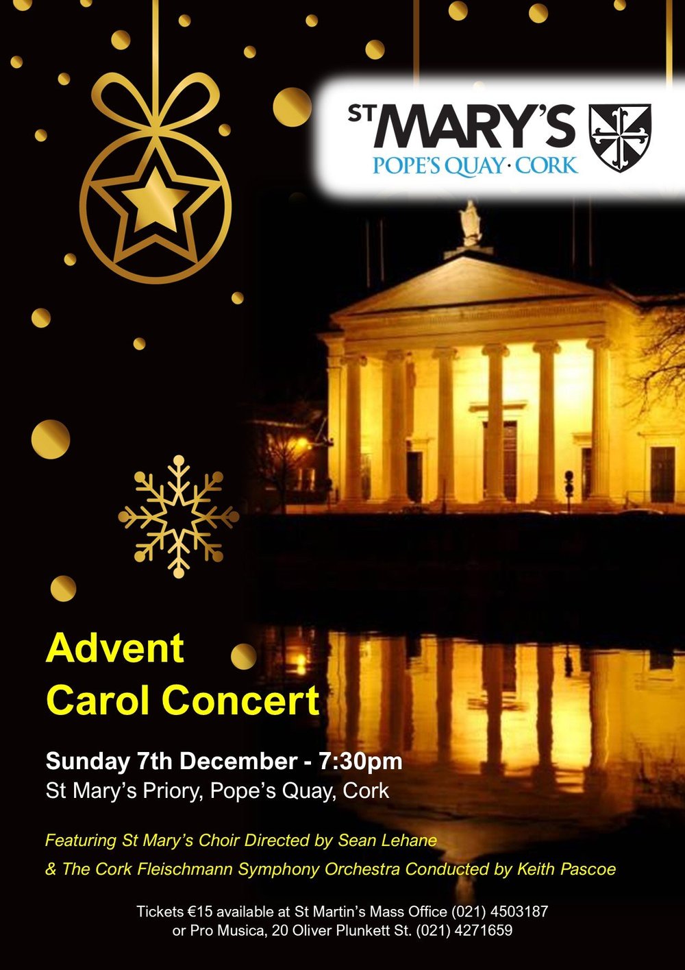 Advent Carol Concert — St Mary's, Pope's Quay, Cork