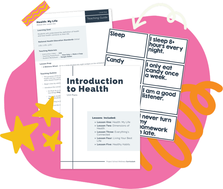 Project School Wellness, a Website for Health Teachers