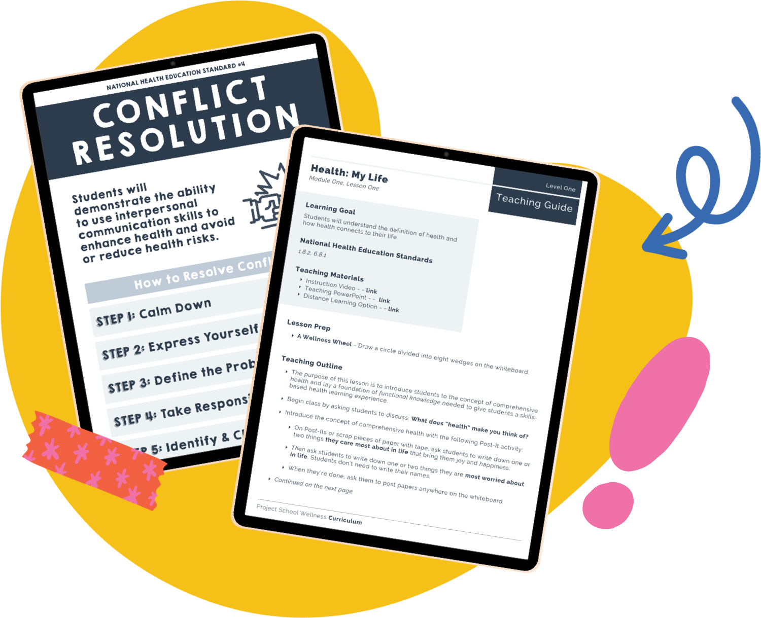 Project School Wellness, a Website for Health Teachers