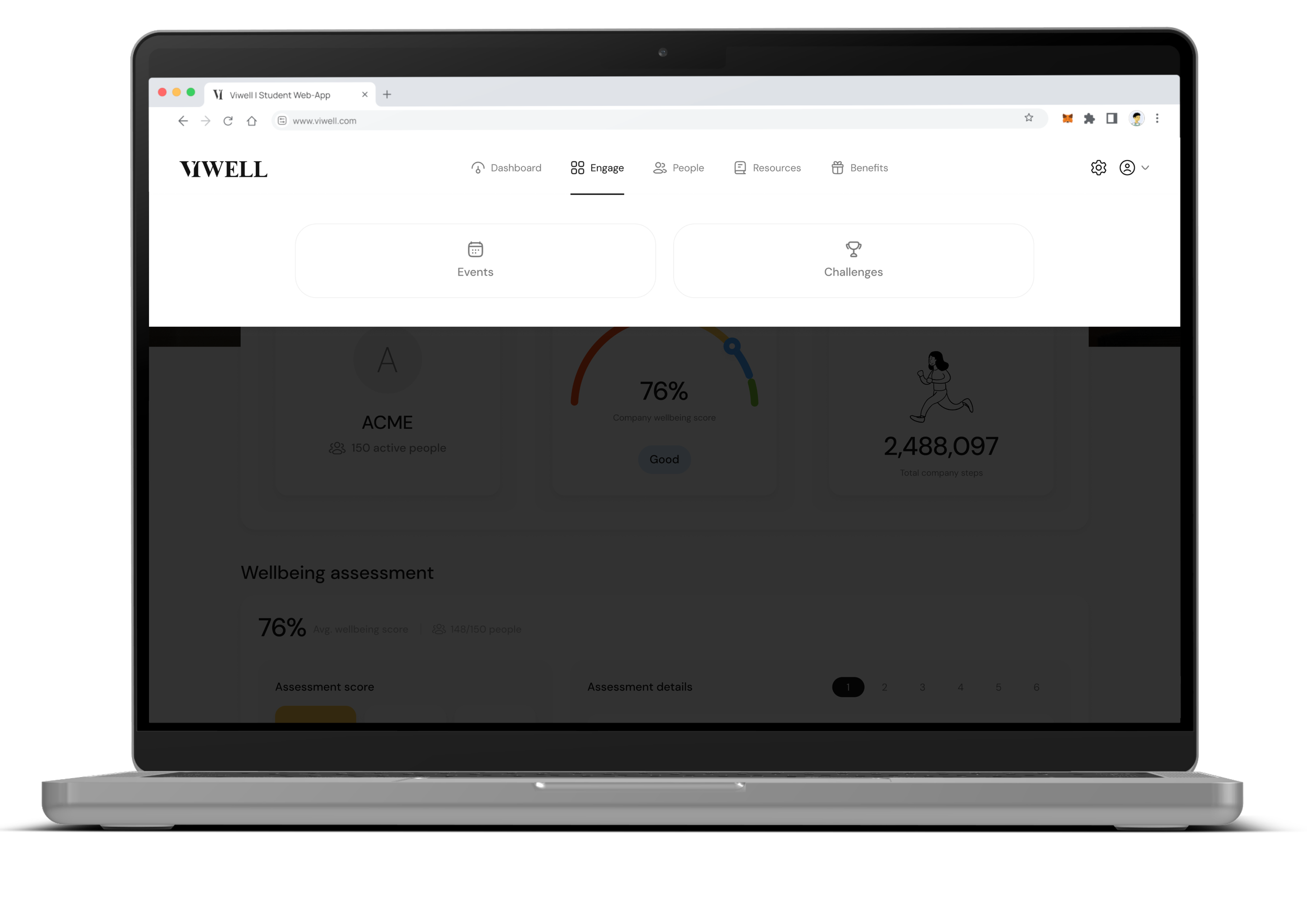How to create an event & see details — VIWELL