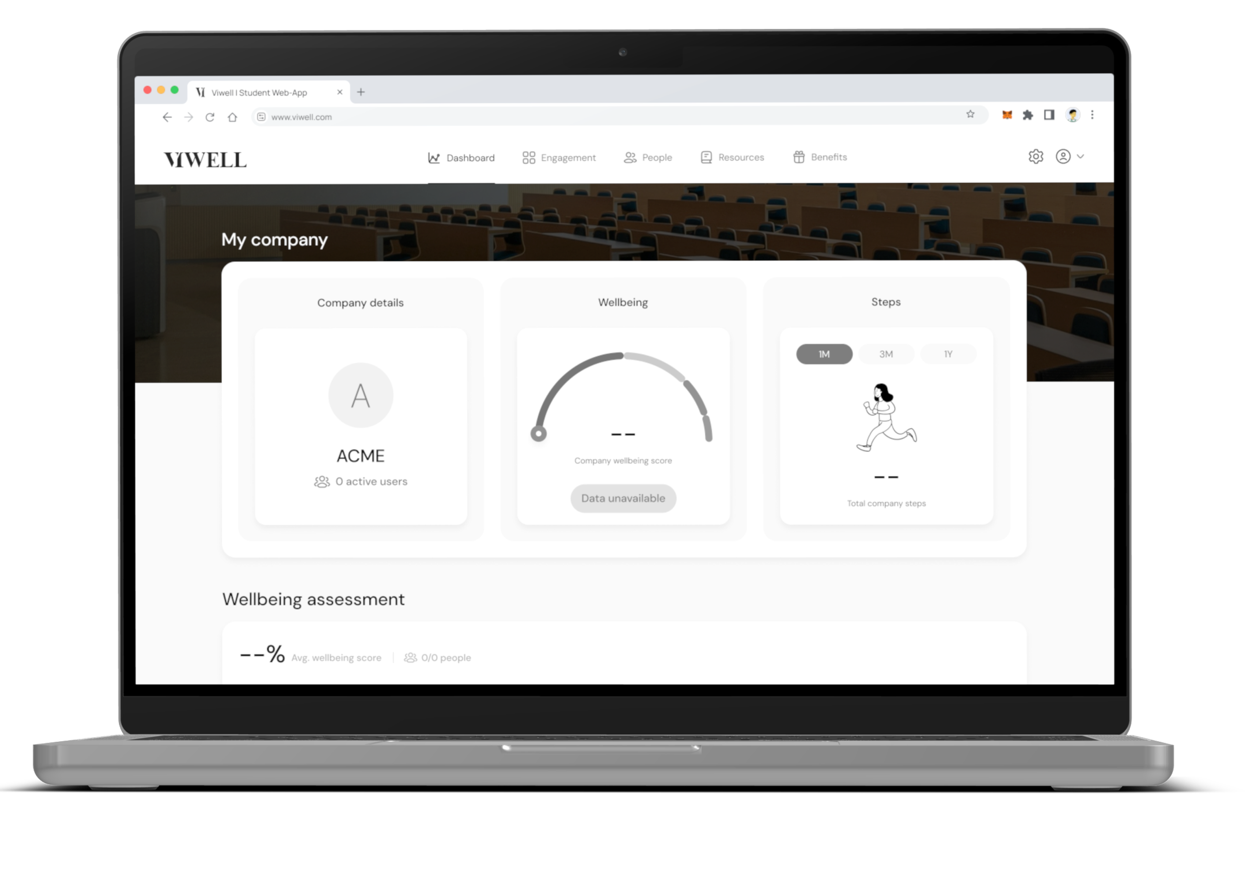 How to: sign up and log in to your organization’s dashboard — VIWELL