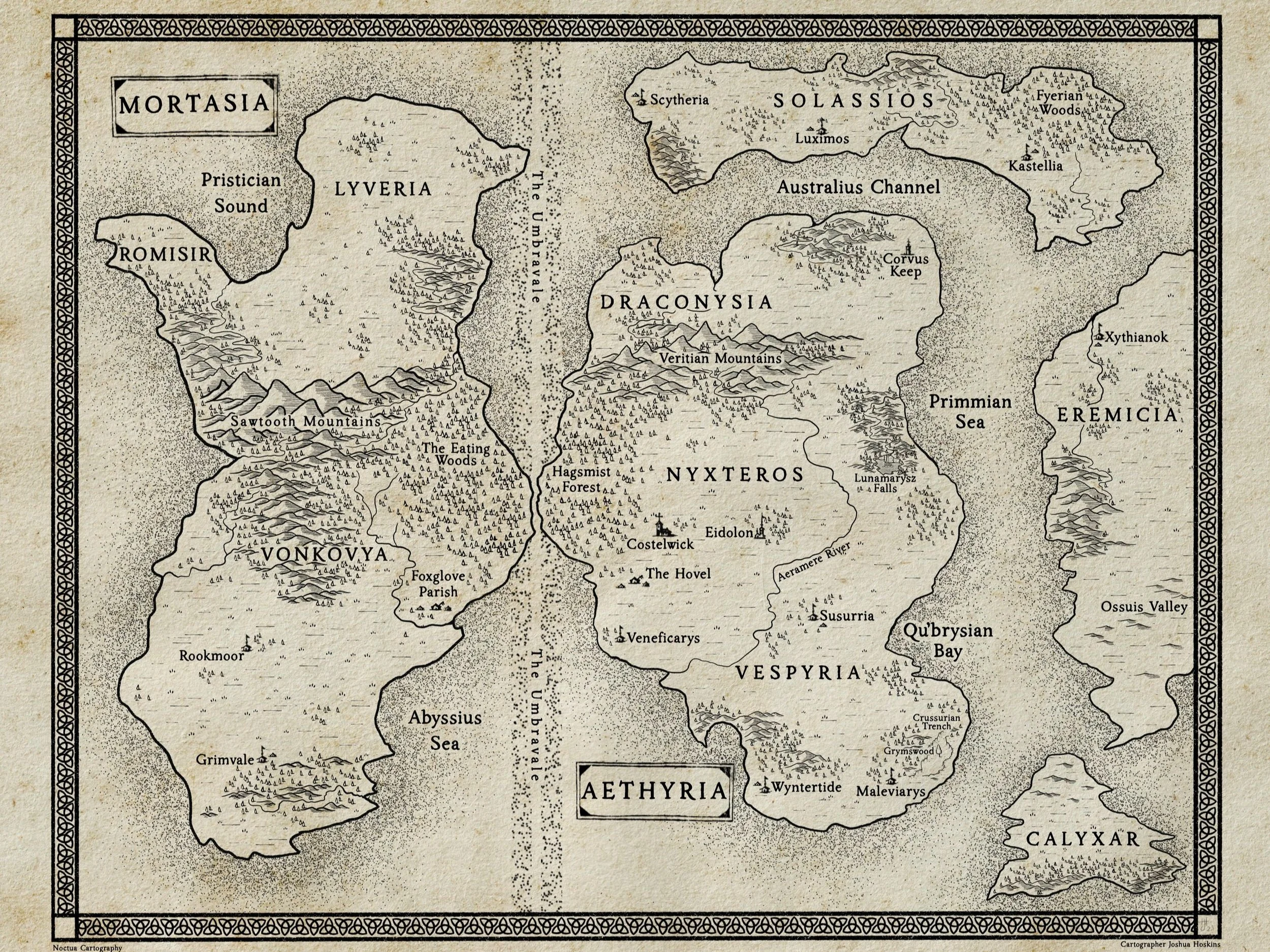 Cartography - Book Map Design — Stardust Book Services