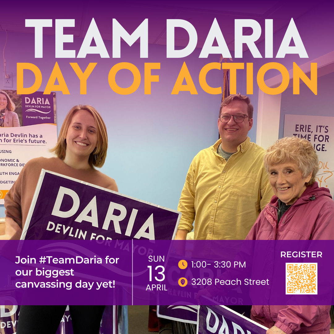 Team Daria Day of Action — Daria Devlin for Mayor