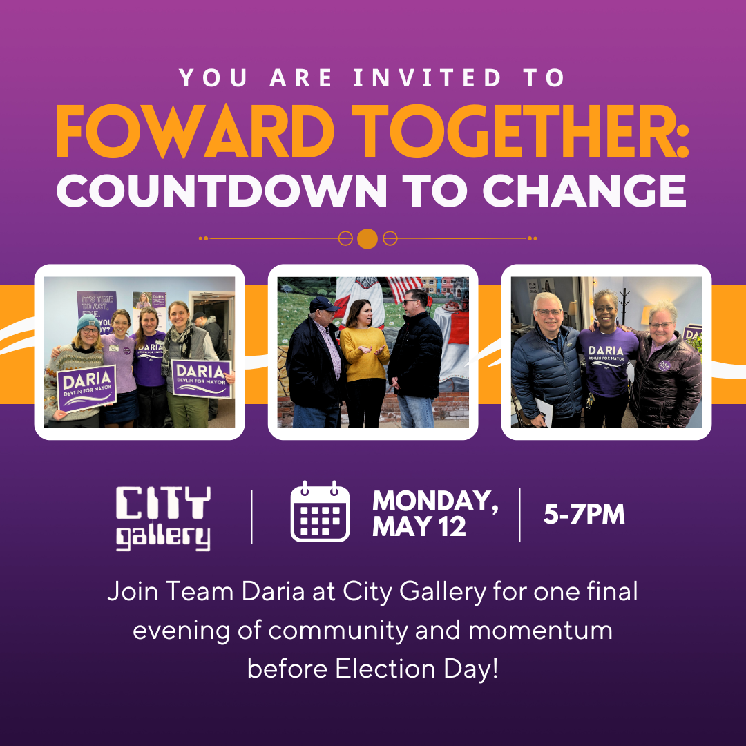 Forward Together: Countdown to Change — Daria Devlin for Mayor