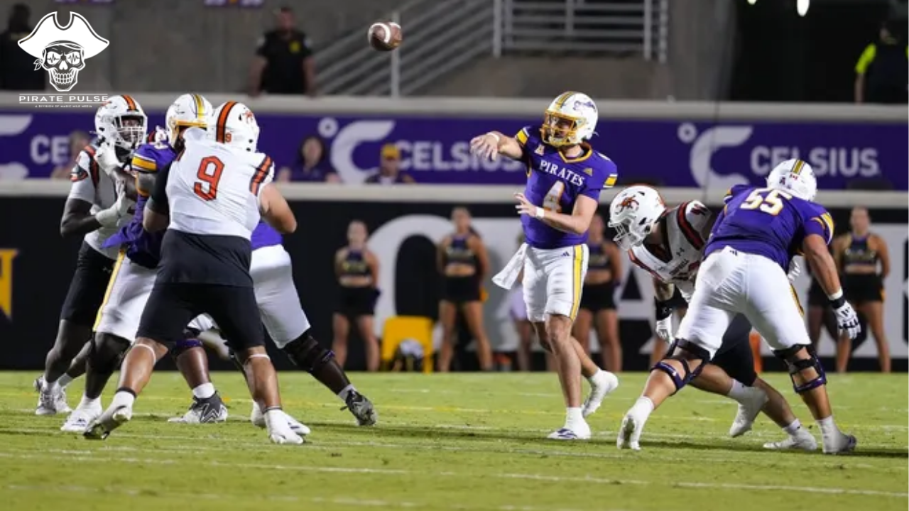 ECU Snap Counts Reveal Depth in 38-0 Shutout Over Coastal — Pirate Pulse