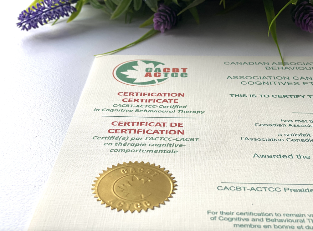 Certification Process — The Canadian Association of Cognitive and ...