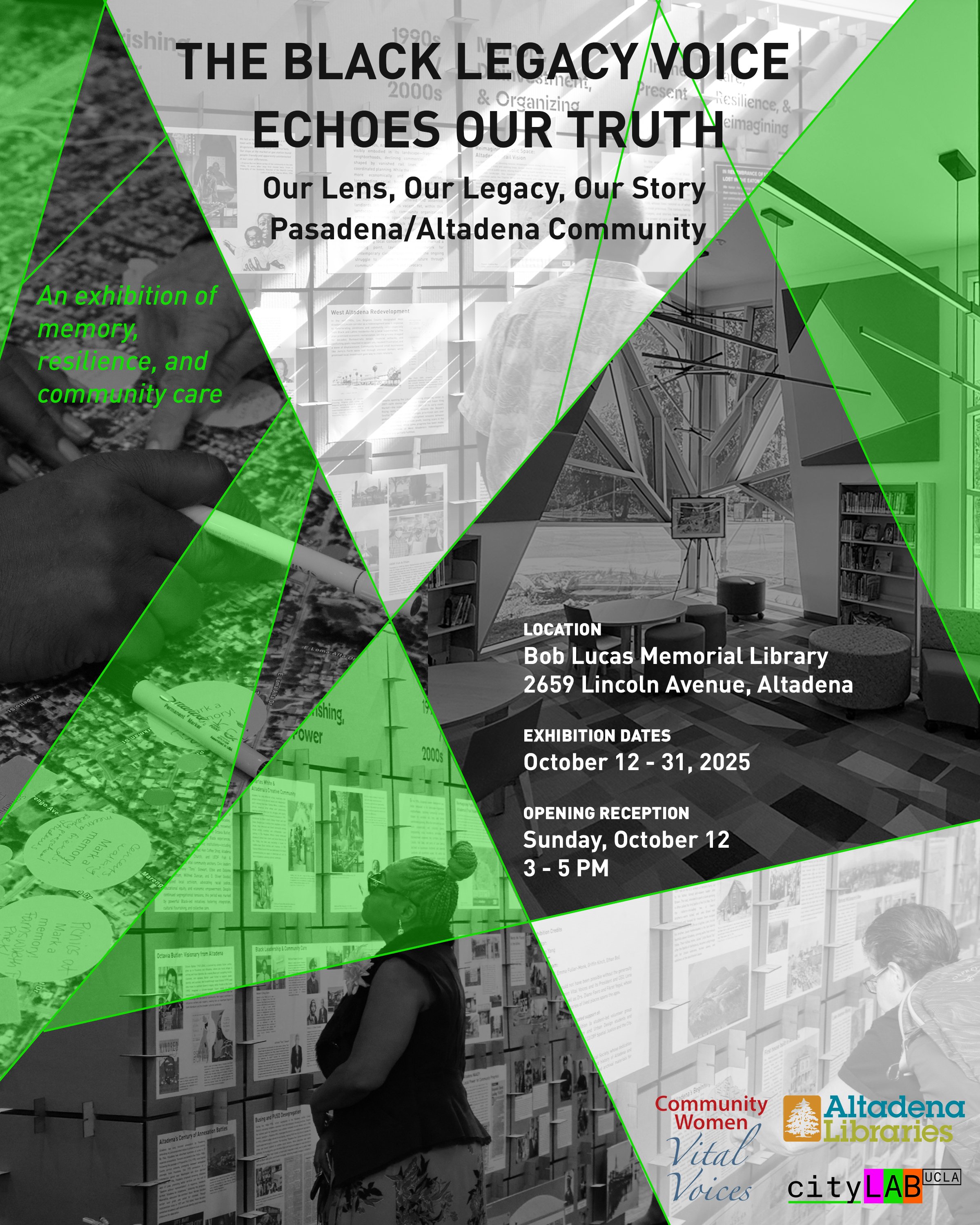 Bob Lucas Library Oct. 2025 Exhibition: The Black Legacy Voice Echoes ...