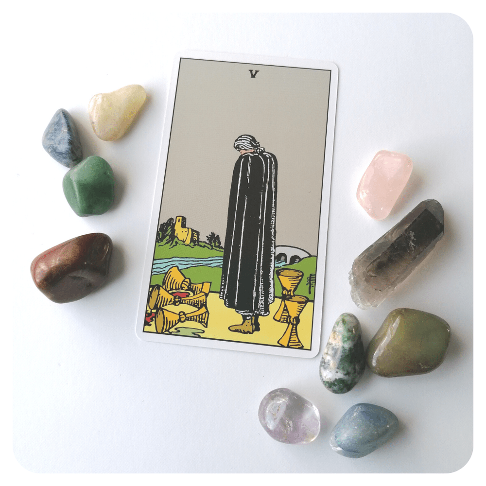 THE FIVE OF CUPS TAROT CARD MEANINGS — Spiritual Strategist
