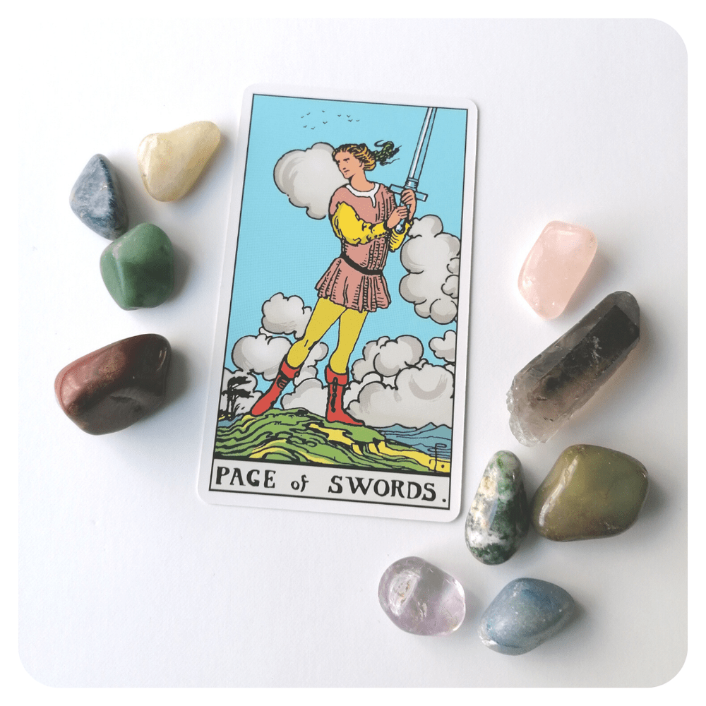 THE PAGE OF SWORDS TAROT CARD MEANINGS — Spiritual Strategist