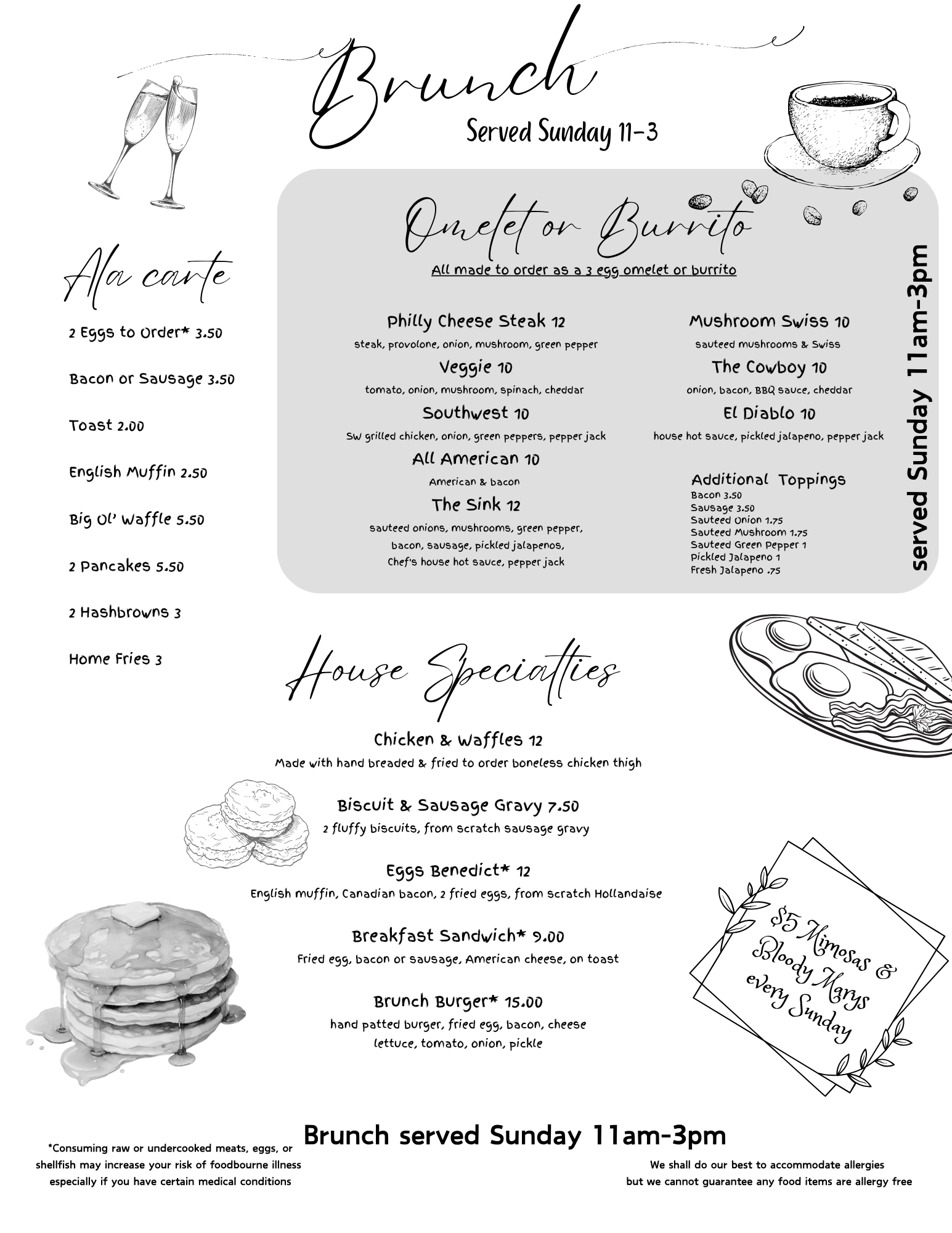 Menu — Main Street Bar & Grill