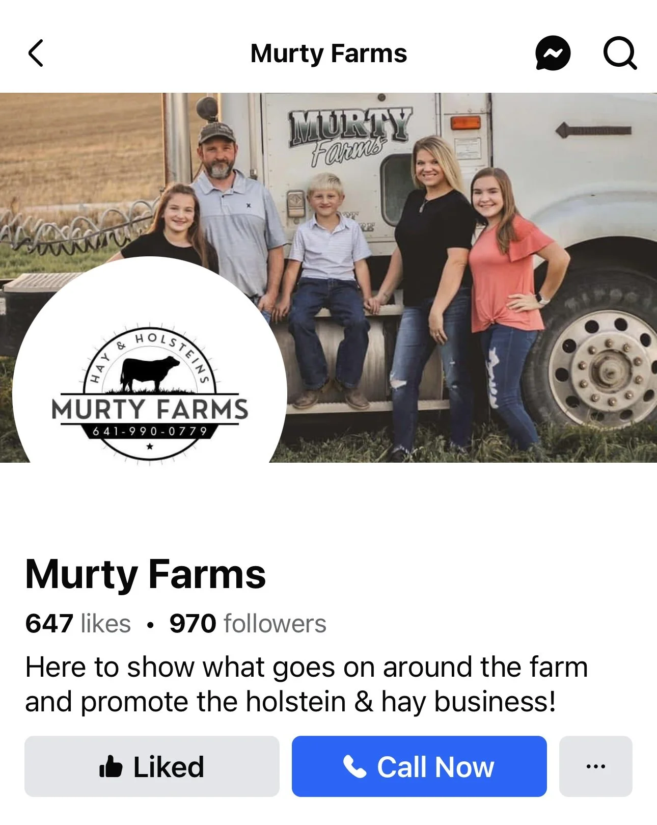 Murty Farms Hay & Holsteins