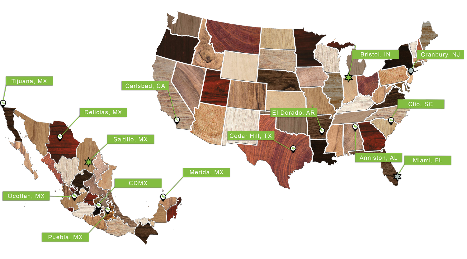 Wood Components, Products & Custom Manufacturing Solutions | MJB Wood Group