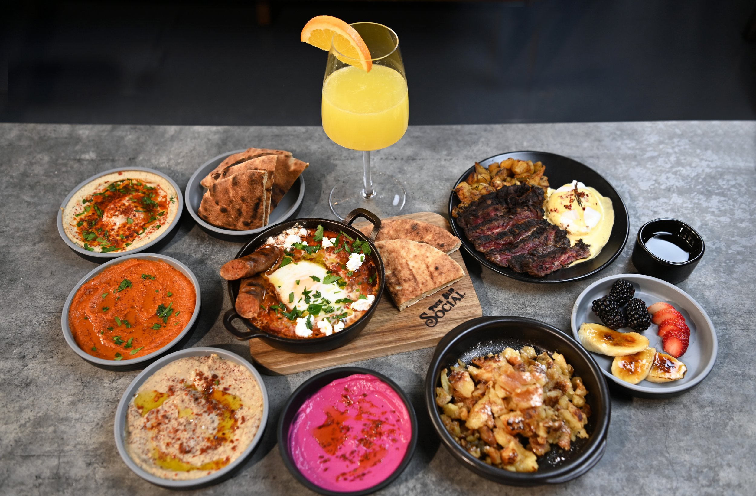 Food & Drinks Menu — Peck Slip Social