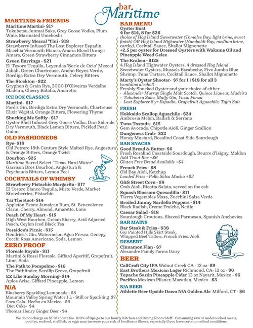 Menu — eatmaritime.com