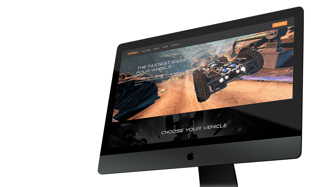 GRIP - Website for Gaming Developer — Minimist Web Design