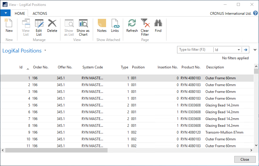 Orgadata LogiKal Import — Arnitek
