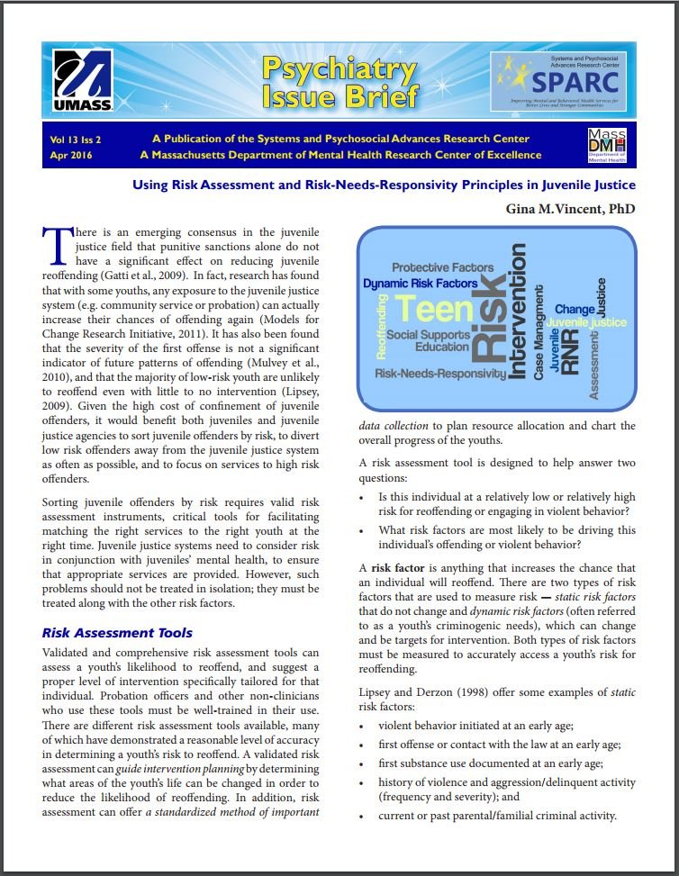 Resources by Topic — National Youth Screening & Assessment Partners