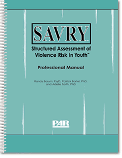 SAVRY: Structured Assessment of Violence Risk for Youth — National ...