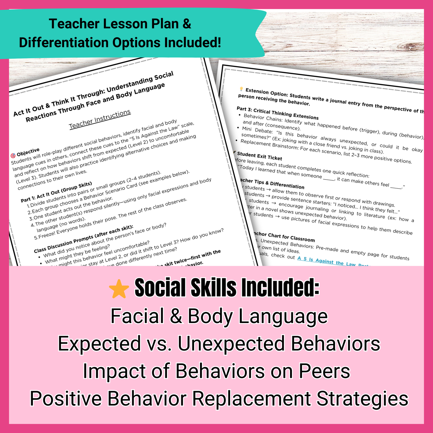 A 5 Is Against the Law | 250+ Page SEL, Social Skills, and Behavior ...