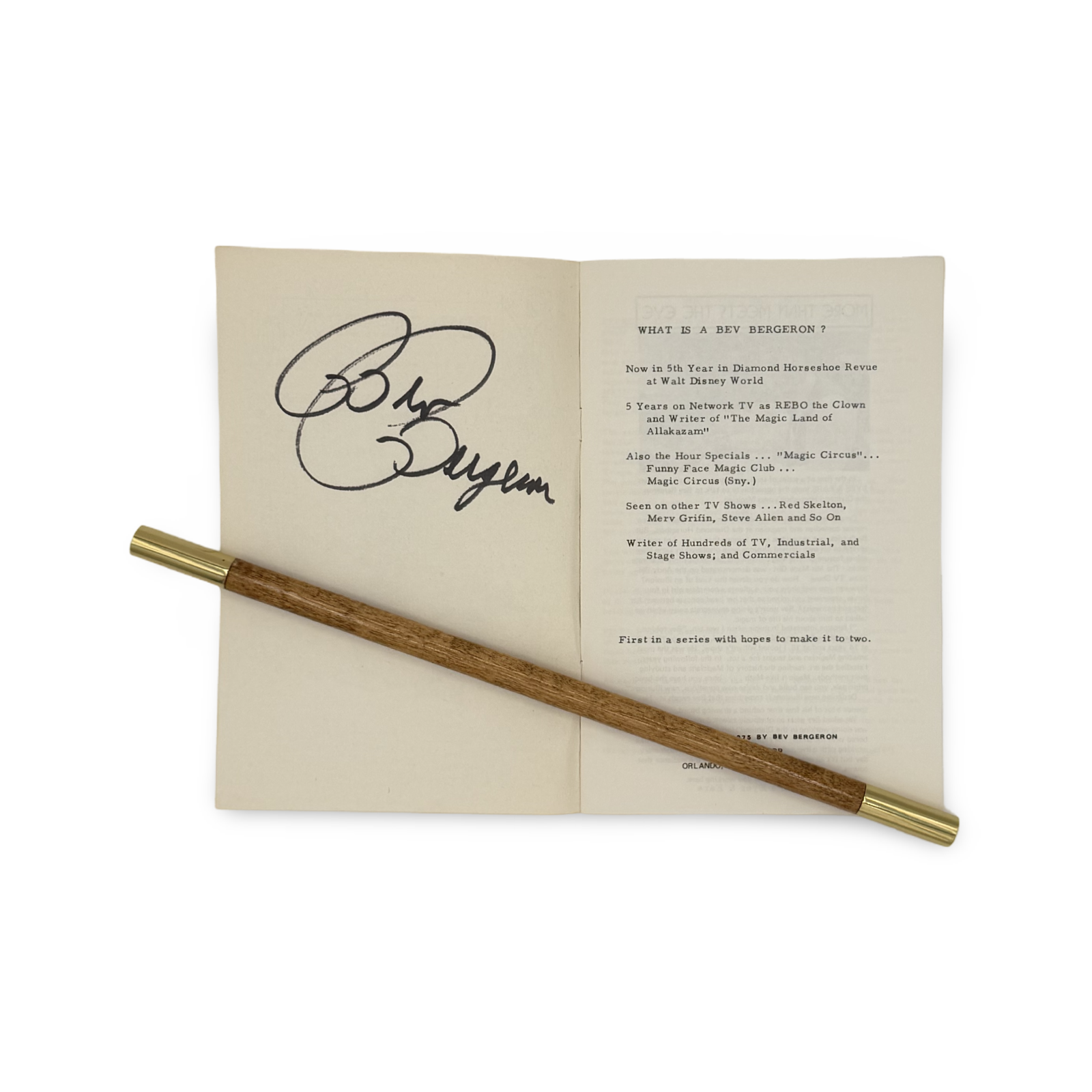 Bev Bergeron in Print — The Magic Collector | Vintage Magic Tricks ...