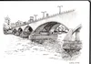 Waterloo Bridge — Thames Path Sketch Journal Walks