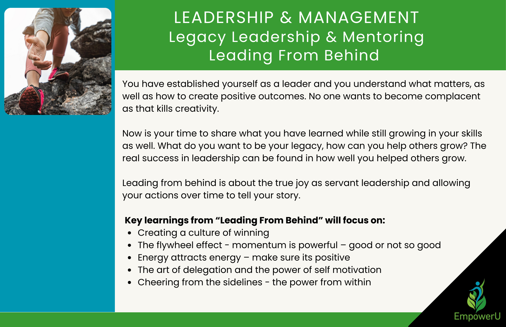 Legacy Leadership half page | Unleash Your Potential — EmpowerU ...
