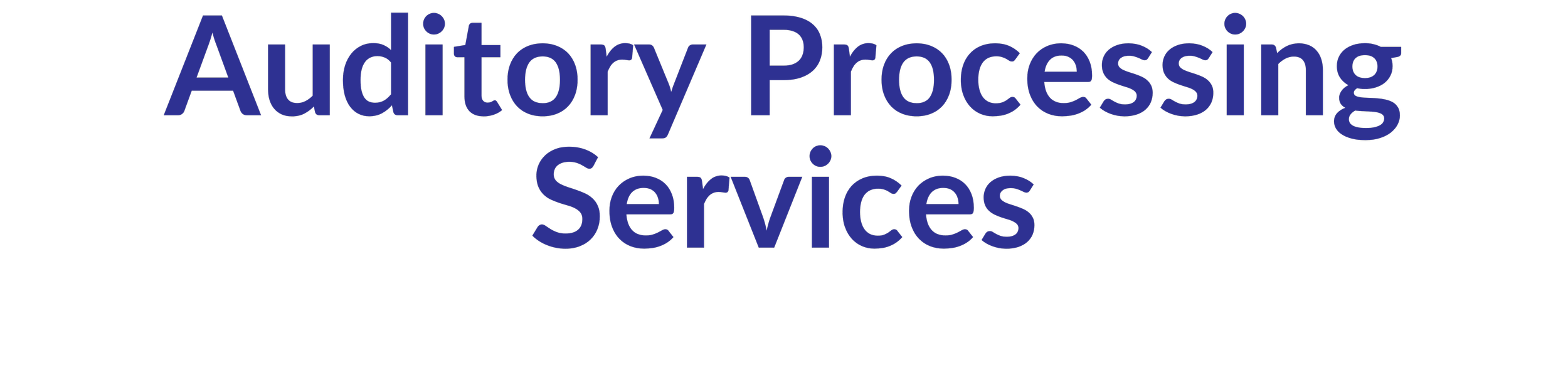 Auditory Processing Services