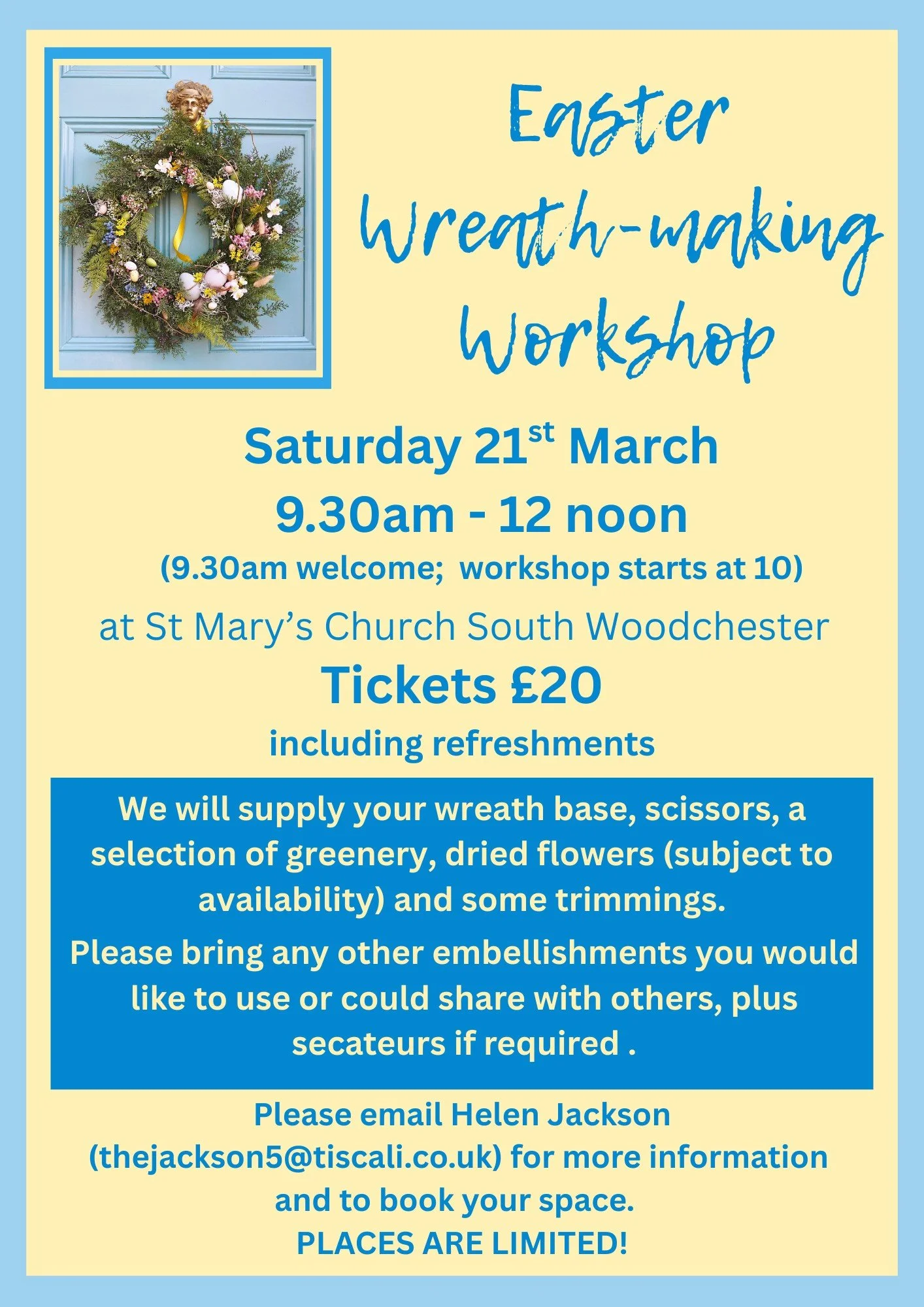Easter Wreath-Making Workshop — St Mary's Woodchester