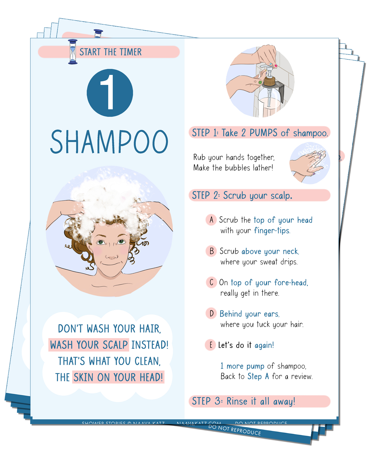 Neurodivergent Shower Guides – Printable Visual Guides for Kids ...