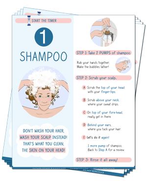 Neurodivergent Shower Guides – Printable Visual Guides for Kids ...