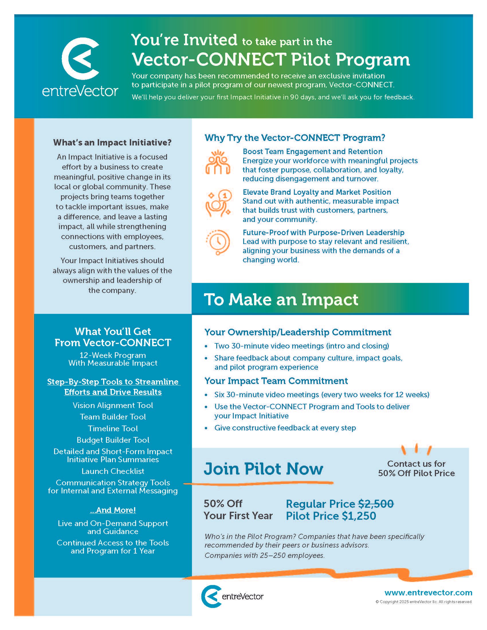 Pilot Program | Join & Engage Now — entreVector